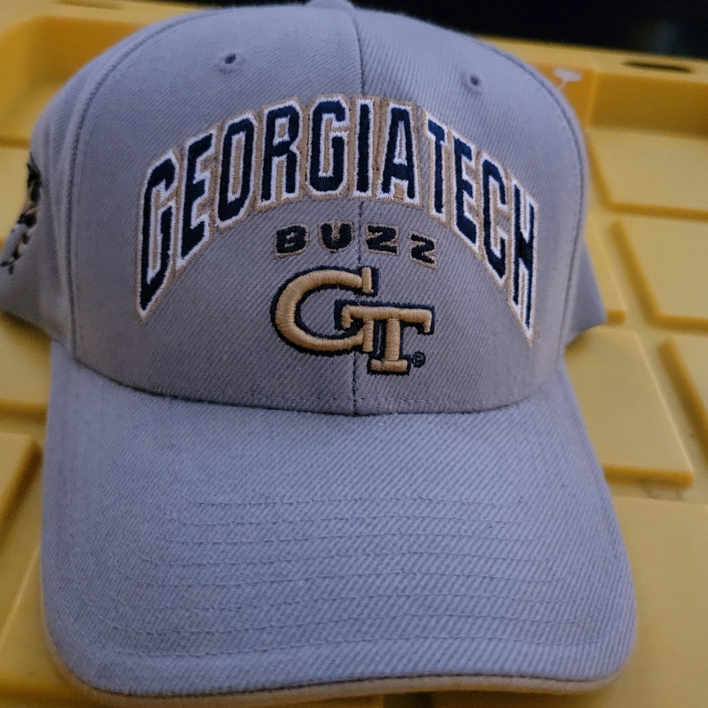 Georgia Tech 90s Classic Velcro Hat - Gem